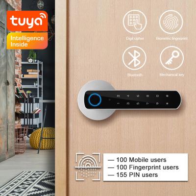China Password Fingerprint Key TTLock Digital Door Lock Semi Conductor For Hotel for sale