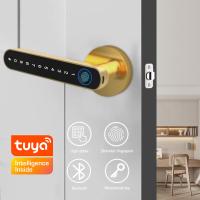 China Tuya App Smart Code Door Lock Smartphone Connection Remote Control Room Lock for sale