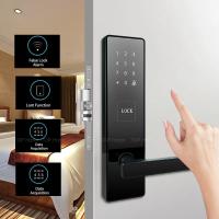 China Zinc Alloy Mortise Intelligent Door Locks RFID Card Mechanical Key TT Lock Access for sale