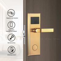 China Brushed Stainless Steel Smart Room Door Lock Swiping Card TT Lock High Class for sale