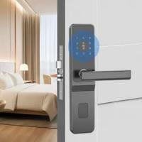 China TTLock Smart Hotel Electronic Door Locks Digital Password Card Mechanical Access for sale