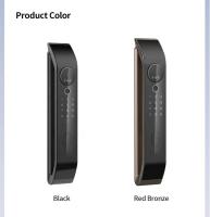 China Biometric Tuya App Door Lock Anti Peep Code Tamper Alarm For Home Apartment for sale