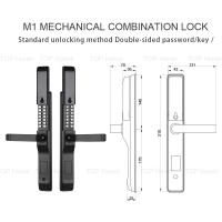China Mechanical Smart Sliding Door Lock Waterproof Anti Freezing Outdoor Gate Smart Lock for sale