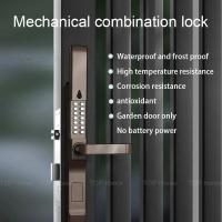 China Mechanical Smart Sliding Door Lock Waterproof Anti Freezing Outdoor Gate Smart Lock for sale