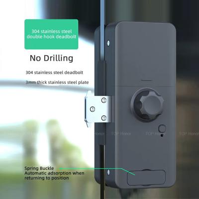 China Punchfree Biometric Office Door Lock Smart Fingerprint 3D Face Recognition Door Lock for sale