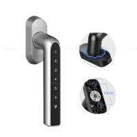 China Aluminium Window Smart Lock Digital Password Anti Peep Code Mechanical Unlock for sale