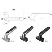 China Aluminium Window Smart Lock Digital Password Anti Peep Code Mechanical Unlock for sale
