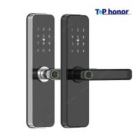 China TTLock Smart Residential Electronic Door Locks Fingerprint Code Card Key Access Tuya App for sale