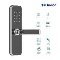 China TTLock Smart Residential Electronic Door Locks Fingerprint Code Card Key Access Tuya App for sale