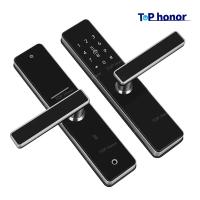 China TH521 Aluminium Alloy Apartment Smart Door Lock TTLock Biometric Code Card Key Unlock for sale