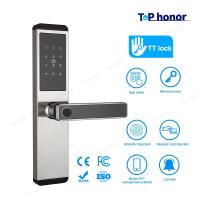 China TH522 Apartment Smart Door Lock With Fingerprint Code IC Card Key TTLock Unlock for sale