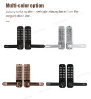 China Courtyard Gate Mechanical Code Smart Sliding Door Lock Security With Single Latch Mortise for sale