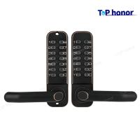 China Courtyard Gate Mechanical Code Smart Sliding Door Lock Security With Single Latch Mortise for sale