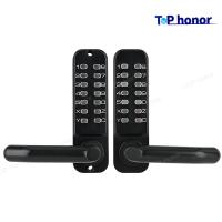 China Courtyard Gate Mechanical Code Smart Sliding Door Lock Security With Single Latch Mortise for sale