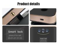 China Office Store Wireless Glass Door Lock Full Automatic Face Scan For 10-12mm Thinkness Doors for sale