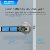 China Easy Installation Tuya App Door Lock Biometric Bluetooth Fingerprint Touch For Home for sale