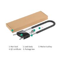 China U Bracket Smart Glass Door Lock Electronic Digital Fingerprint Aluminum Materail for sale