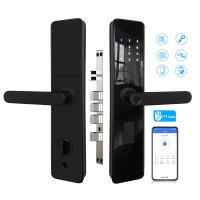 China High Security Smart Fingerprint Door Lock Intelligent Magnetic Swipe Access Control for sale