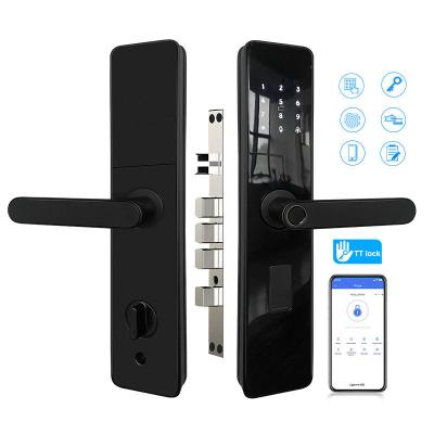 China High Security Smart Fingerprint Door Lock Intelligent Magnetic Swipe Access Control for sale