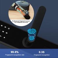 China High Security Smart Fingerprint Door Lock Intelligent Magnetic Swipe Access Control for sale