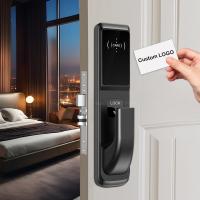 China Low Voltage Alarm and Mechanical Key Unlock Way Smart Hotel Locks with Beep Alarm for sale