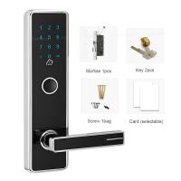 China Sus 304 Hotel Keyless Entry Locks With Magnetic Key Card System for sale