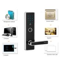 China Sus 304 Hotel Keyless Entry Locks With Magnetic Key Card System for sale