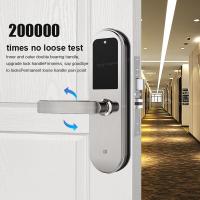 China Zinc Alloy Hotel Smart Locks / Electronic Door Lock System For Hotels USB for sale
