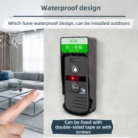 China Holeless Mounting Smart Video Doorbell 4 Ringtones Duplex Talk for sale