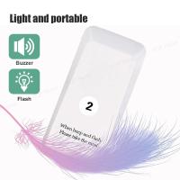 China White 433.92mhz Restaurant Pager System / Restaurant Buzzers ABS for sale