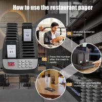 China 16 Pagers Pager System Up To 98 Buzzers Wireless Call System With Vibration Flicker And Buzzer For Churches for sale