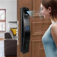 China Zinc Alloy Smart Door Locks With 433.92MHz Frequency For Hotel Office Apartment for sale