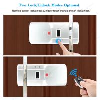 China Fingerprint Password Invisible Door Lock With Remote Control Dual System for sale