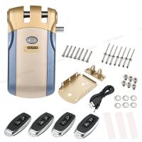China Zinc Alloy Plactic Smart Front Door Locks For Office Operation Range Within 15m for sale