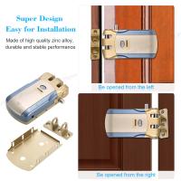 China Zinc Alloy Plactic Smart Front Door Locks For Office Operation Range Within 15m for sale