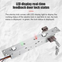 China Signal Feedback Security Electromagnetic Door Lock Working Current 0.3A for sale