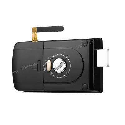 China Cordless Punching Anti Theft Invisible Door Electromagnetic Lock With Remote for sale