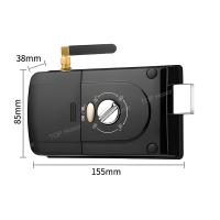 China Cordless Punching Anti Theft Invisible Door Electromagnetic Lock With Remote for sale