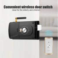 China Cordless Punching Anti Theft Invisible Door Electromagnetic Lock With Remote for sale