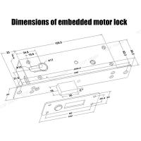 China Durable Electromagnetic Door Lock With Sensor Lock Core Signal Detection for sale