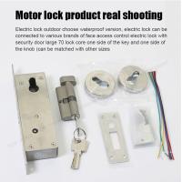China Durable Electromagnetic Door Lock With Sensor Lock Core Signal Detection for sale