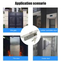 China Durable Electromagnetic Door Lock With Sensor Lock Core Signal Detection for sale