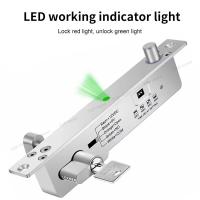 China Narrow Panel SS Electric Plug Lock With Mechanical Key Emergency Unlock For Prison Bank for sale