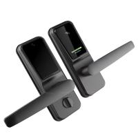 China Aluminum Alloy 4 Batteries Intelligent Hotel Door Lock Management Software System Key for sale