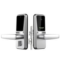 China Aluminum Alloy 4 Batteries Intelligent Hotel Door Lock Management Software System Key for sale