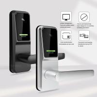 China Aluminum Alloy 4 Batteries Intelligent Hotel Door Lock Management Software System Key for sale