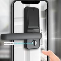 China Aluminum Alloy 4 Batteries Intelligent Hotel Door Lock Management Software System Key for sale