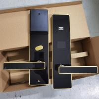 China High Security Access Control Software System Business Hotel Door Lock Door Stop Electronic Lock Magnetic Key Card for sale