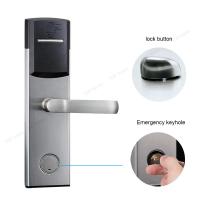 China High Security Access Control Software Intelligent Hotel Door Lock Electronic Lock With Magnetic Key Card System for sale