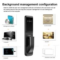 China 0.5S Recognition Speed Hotel Smart Locks with Mortise and Zinc Alloy Lock Body for sale